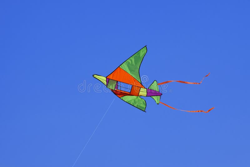 Bright kite stock photo. Image of green, sports, leisure - 11182816
