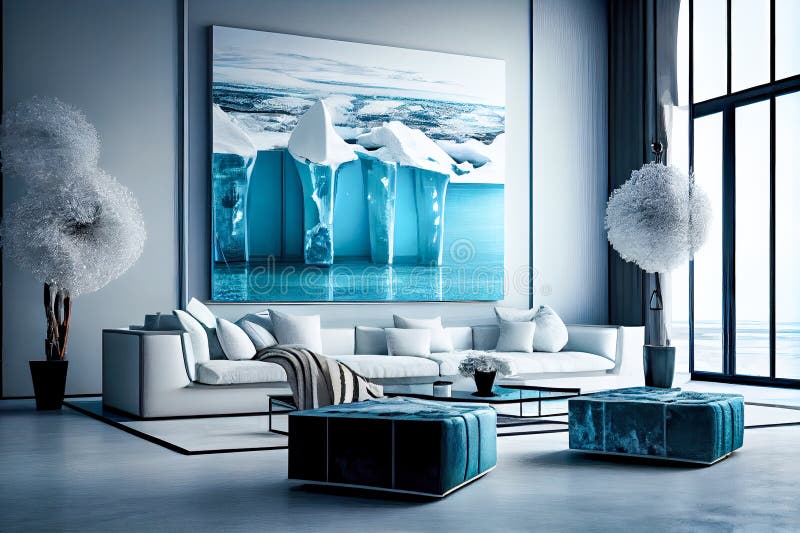 Bright Large Hotel in a Forest Style. Generative AI, Generative, AI ...