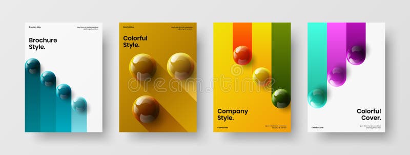 Unique Placard Design Vector Concept Set Stock Vector - Illustration of ...