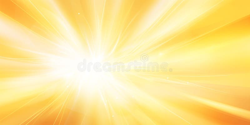 Bright Light, Abstract Yellow Background with Sun Rays Stock ...