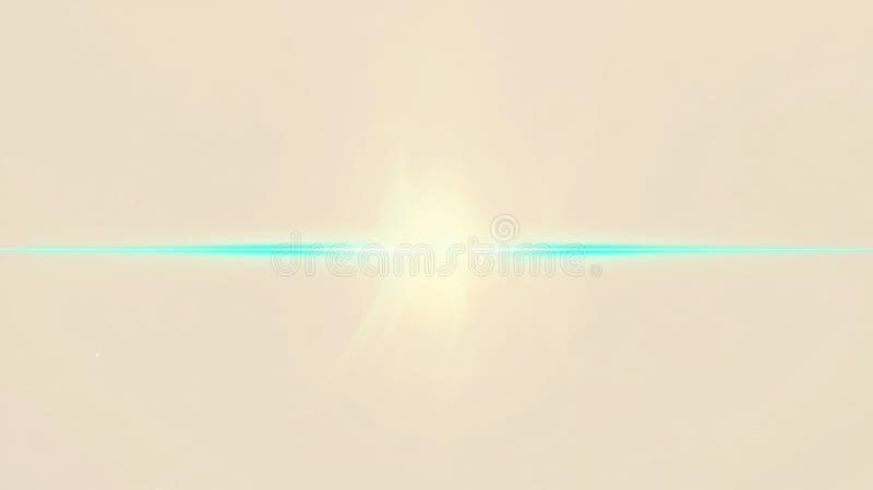 Bright Light Beam is Shining through a Creamy Background, Creating a ...