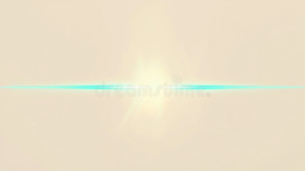 Bright Light Beam is Shining through a Creamy Background, Creating a ...