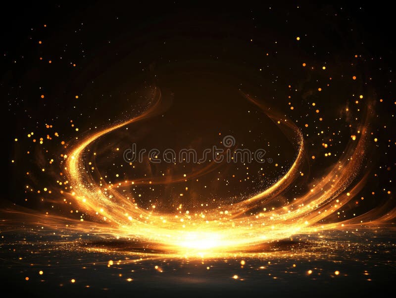 Bright Light on Black Background Stock Image - Image of white ...