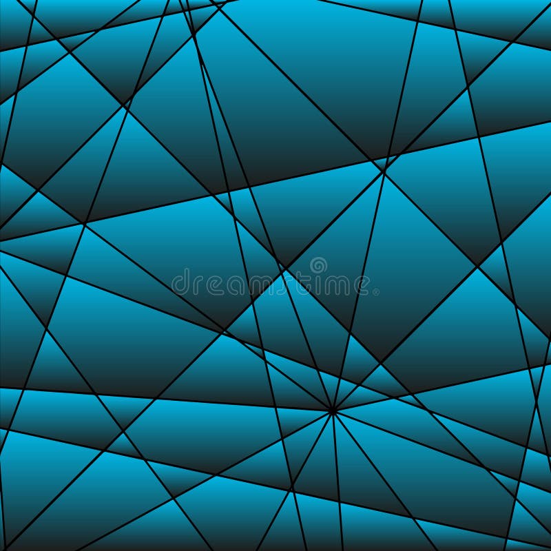 Bright Light Blue Stripes and Triangles with a Convex Surface Stock ...