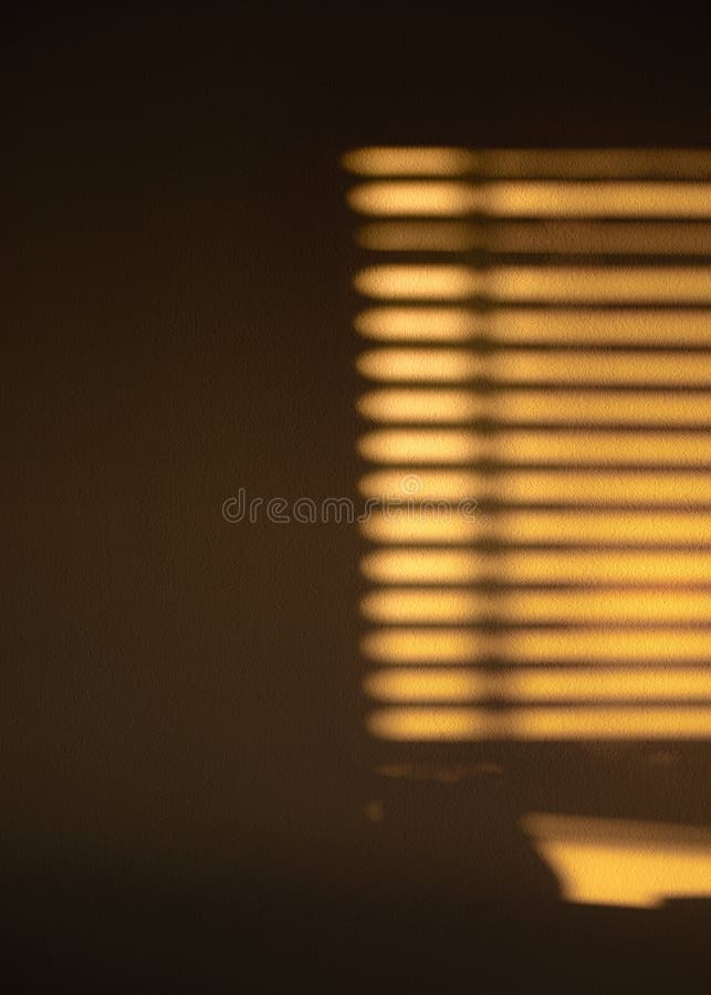 Bright Light Casting a Shadow on the Wall Stock Image - Image of indoor ...
