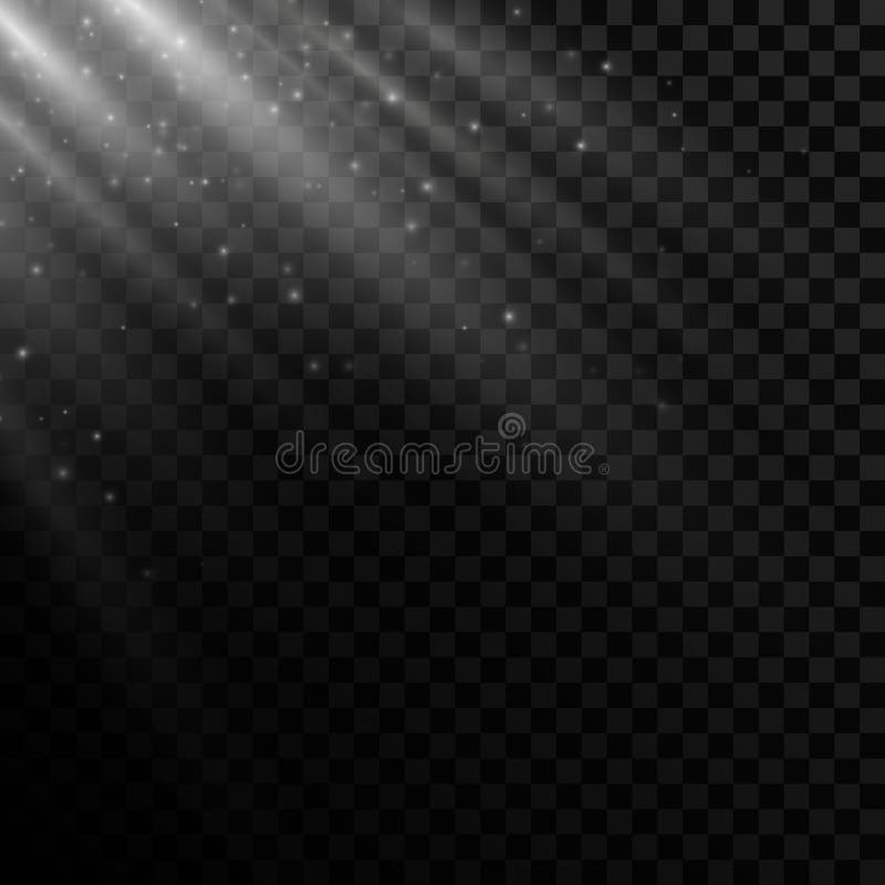 Falling Light. Red and Blue Laser Effect on Transparent Background ...