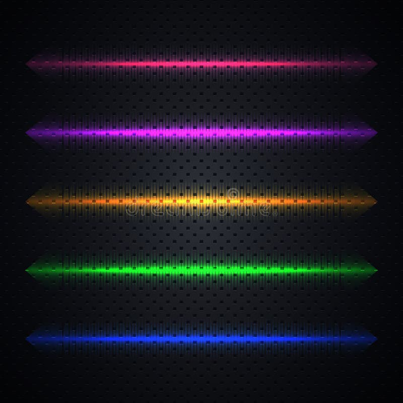 Bright Light Effects, Vector Illustration. Stock Vector - Illustration ...