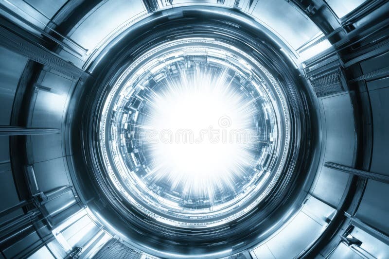 Bright Light Emanating from a Circular Metallic Structure in a ...