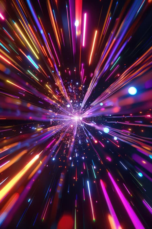 Bright Light Explosion stock photo. Image of color, light - 376281808