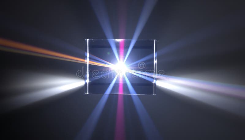 Bright Light Flares with Lens Effect, Abstract Lighting Background ...