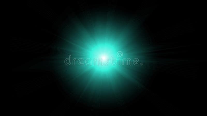 Bright Light with Flickering Rays Appearing on the Left and ...