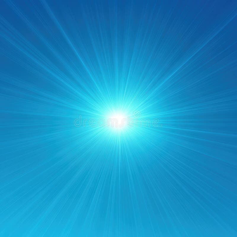 Bright Light Radiates from Center, Creating Stunning Blue Gradient ...