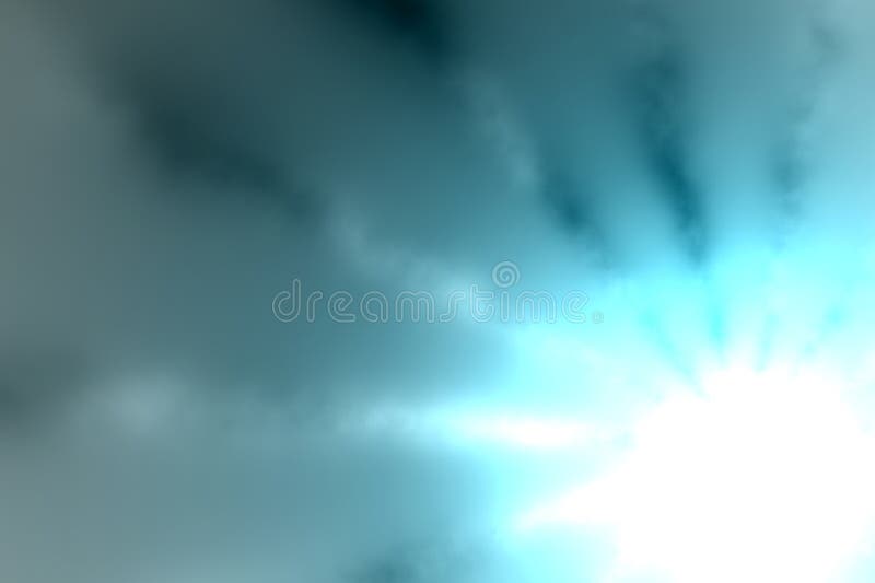 Bright Light with the Rays. Alien Sun Flash N 4. Stock Illustration ...