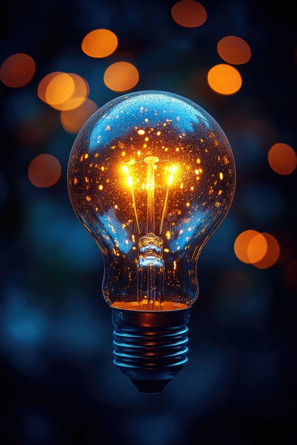 A Bright Light Shines in a Dark Environment, Providing Illumination and ...