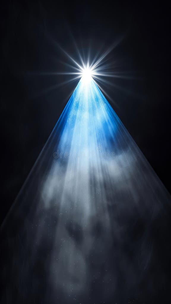 A Bright Light Shining through the Dark Stock Photo - Image of light ...