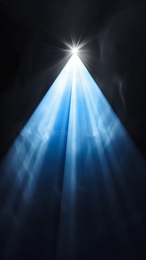 A Bright Light Shining through the Dark Clouds Stock Photo - Image of ...