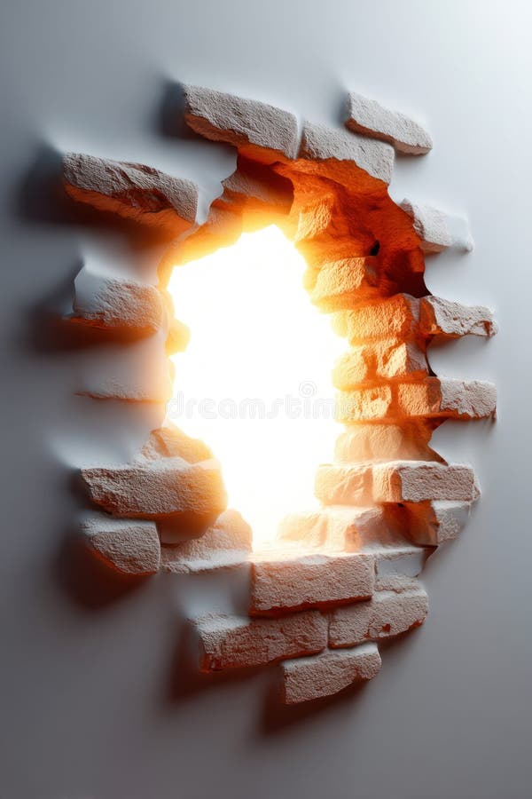 A Bright Light Shining through a Hole in a Brick Wall, a Metaphor for ...