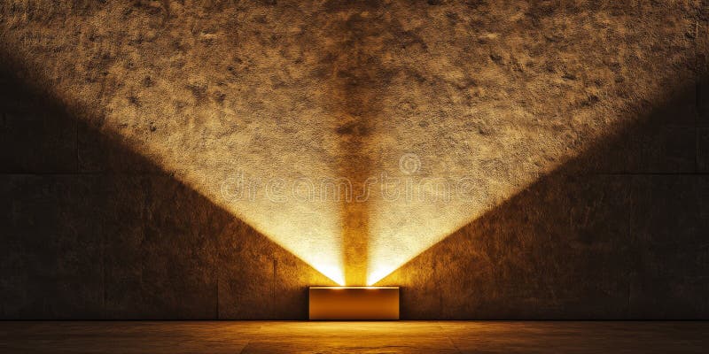 Bright Light Shines Wall Casting Shadow Floor Stock Photos - Free ...