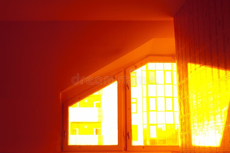 Bright light in the window stock image. Image of design - 146396273
