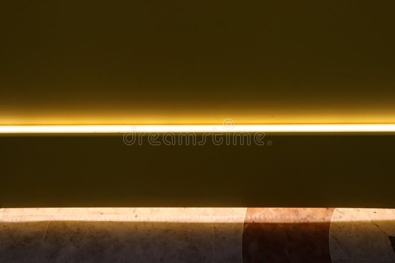 Bright Lighting of Buildings and Structures Close-up Stock Illustration ...