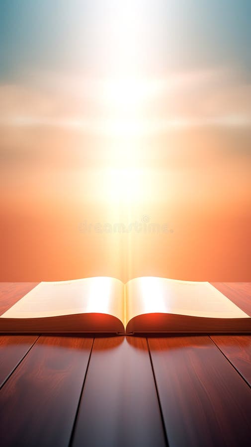 Bright Lighting Coming Out of Book, Knowledge is Power, Read More ...