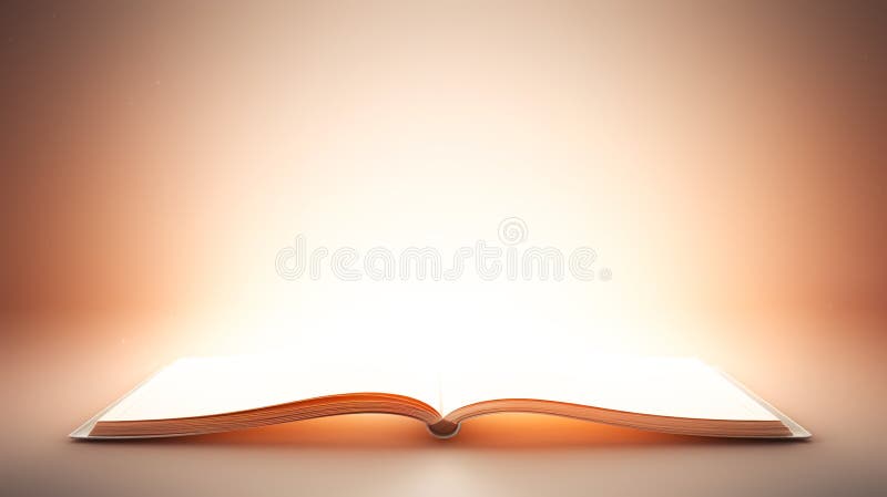 Bright Lighting Coming Out of Book, Knowledge is Power, Read More ...