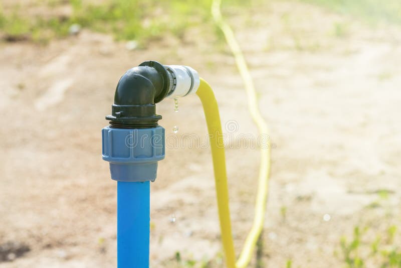 Bright Lighting. Equipped Well Under Water. Their PVC Pipe is Blue ...