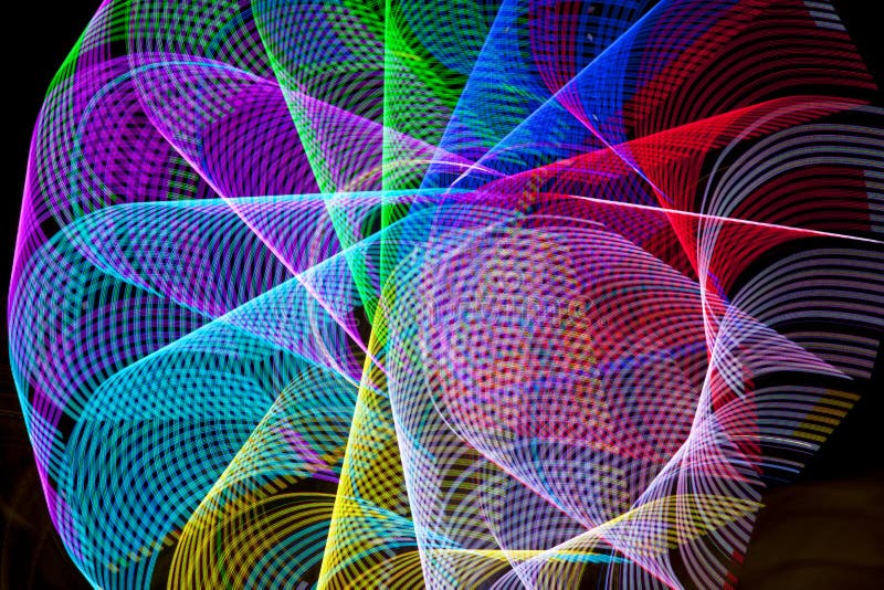 Bright Lights Abstract stock illustration. Illustration of hole - 33930582