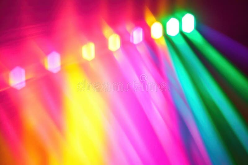 Bright Lights Create a Vibrant Ambiance, Using Color Spectrum Theme and ...