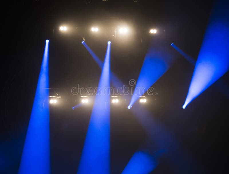 Bright Lights at a Musical Concert Stock Photo - Image of club, music ...