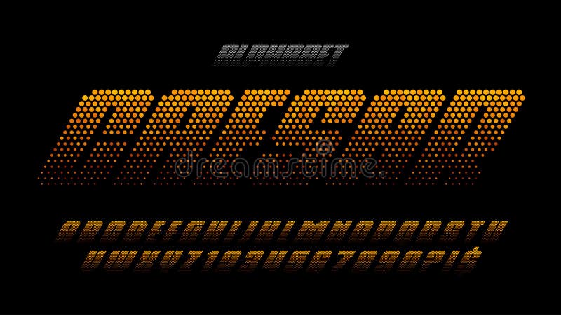 Pixel alphabet stock vector. Illustration of vintage - 30296639