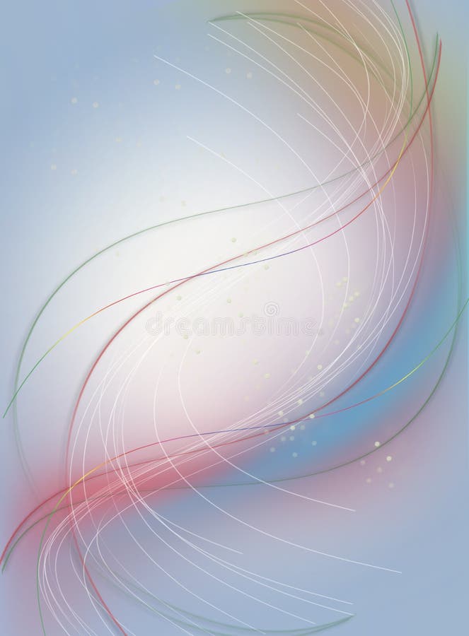 Bright Line Art Illustration of Fruits and Flowers. Background with ...