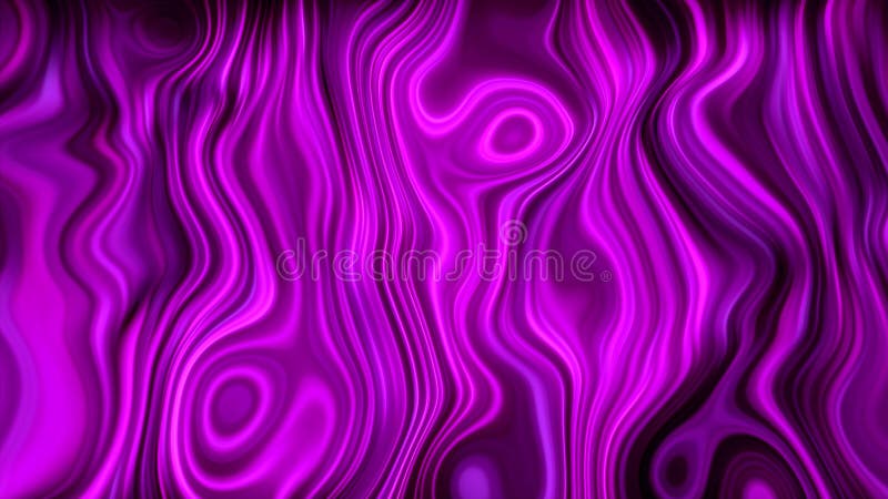 Bright Liquid Pattern with Curved Lines and Pulsations. Motion Stock ...