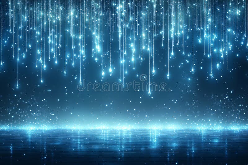 A Bright and Lively Abstract Background Featuring Glowing Geometric ...