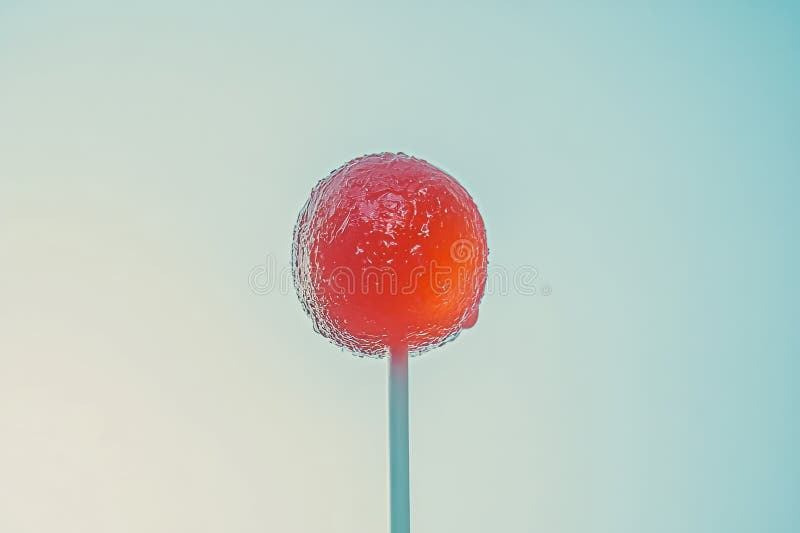 A Bright Lollipop Showcased on an Invisible Background Stock Image ...