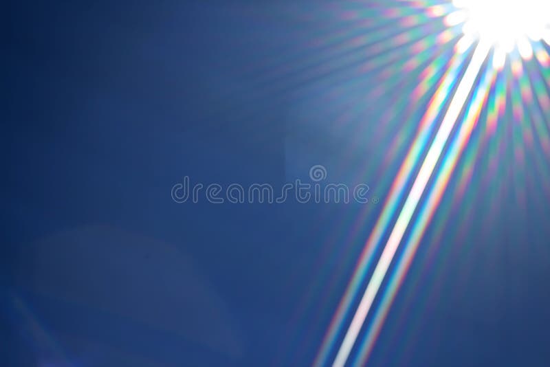 Bright long glare from sun stock illustration. Illustration of holiday ...