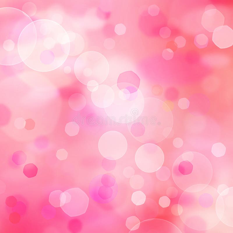 Bright Magic Pink Abstract Bokeh Stock Illustration - Illustration of ...