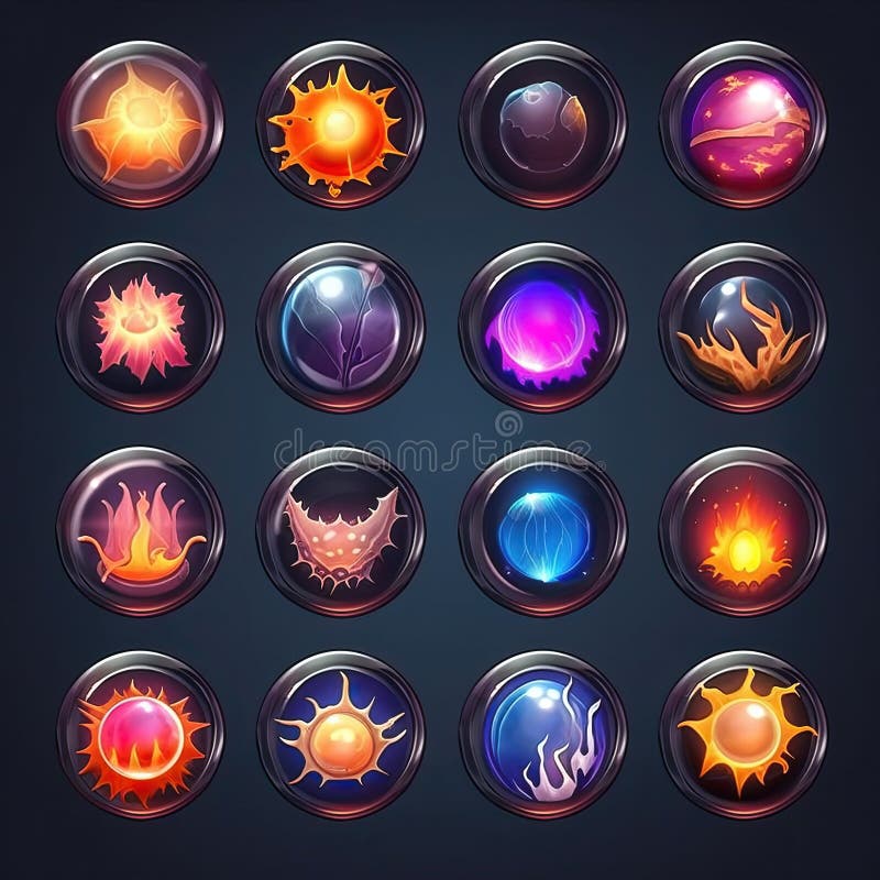 Bright Magic Sphere Game Ai Generated Stock Illustration - Illustration ...