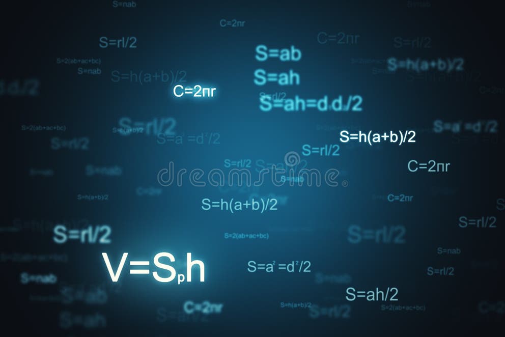 Bright math backdrop stock illustration. Illustration of education ...