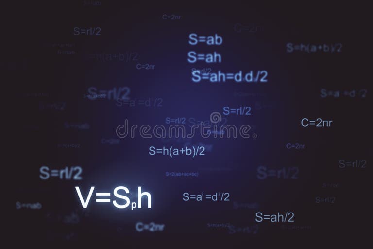 Bright math background stock illustration. Illustration of complex ...