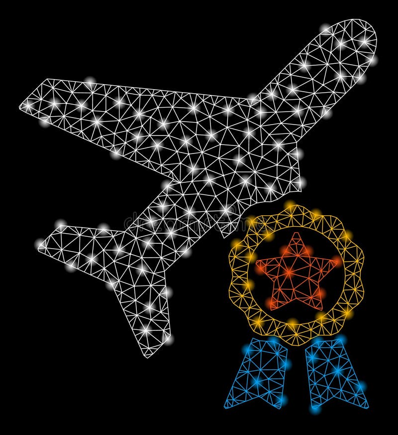 Mesh Airplane Certification Stock Illustrations – 5 Mesh Airplane ...
