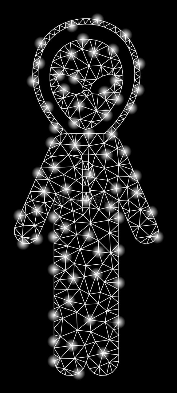 Bright Mesh 2D Alien Space Armor with Flare Spots Stock Vector ...