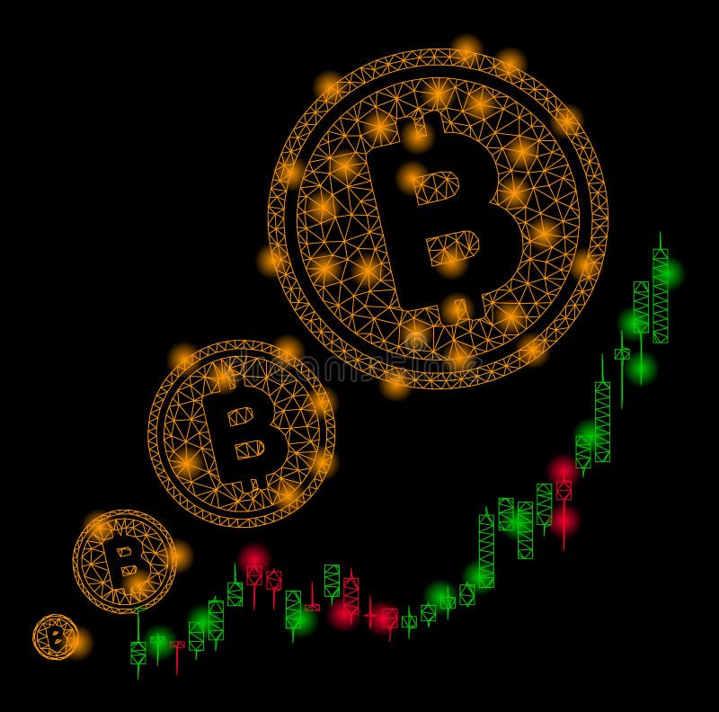 Bright Mesh Network Bitcoin Inflation Chart with Flare Spots Stock ... Bright Mesh Network Bitcoin Inflation Chart with Flare Spots Stock ...
