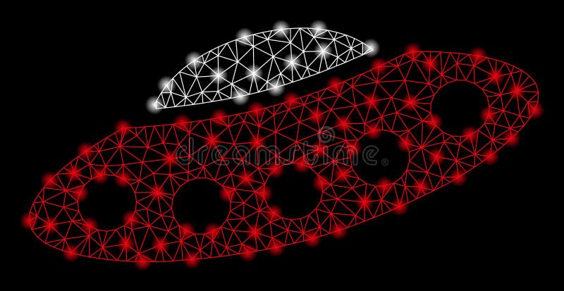 Bright Mesh Carcass Alien Visitors Spaceship with Light Spots Stock ... Bright Mesh Carcass Alien Visitors Spaceship with Light Spots Stock ...