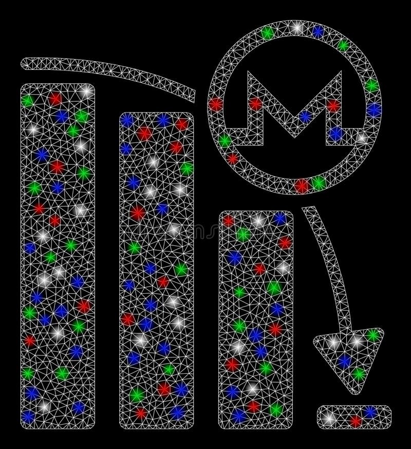 Bright Mesh Carcass Monero Falling Acceleration Graph with Light Spots ... Bright Mesh Carcass Monero Falling Acceleration Graph with Light Spots ...