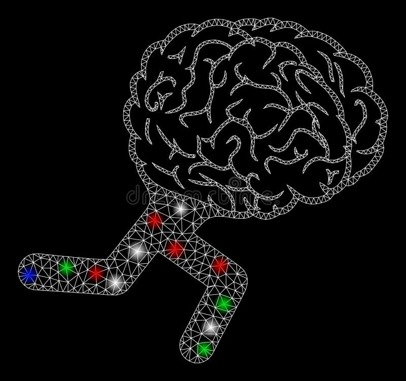 Running Brain Vector Icon stock vector. Illustration of training ...