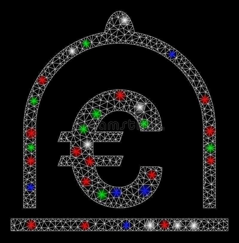 Bright Mesh 2D Euro Standard with Flare Spots Stock Vector ...