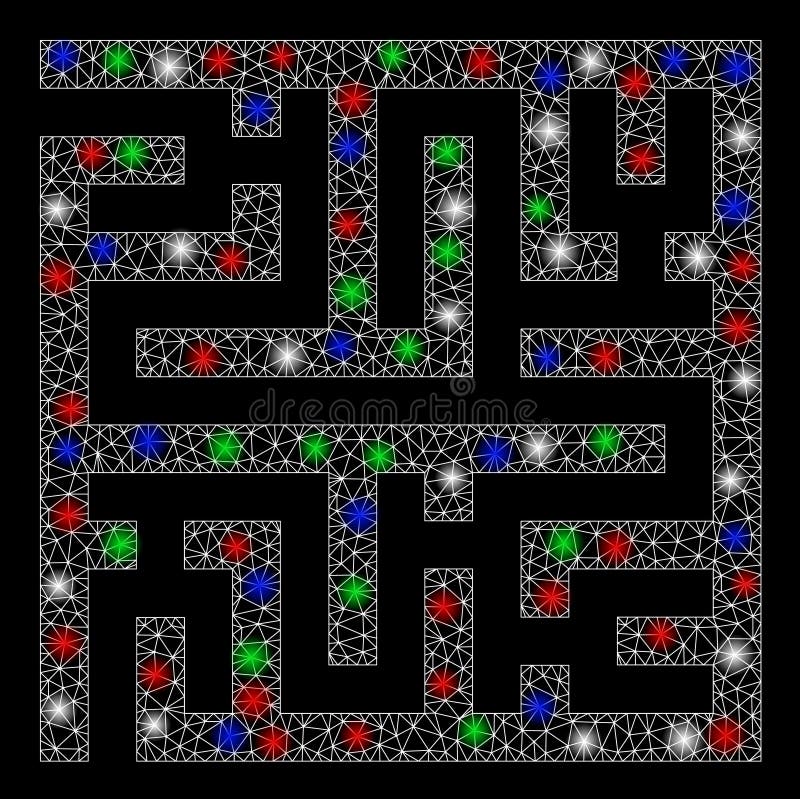 2D Maze stock vector. Illustration of curves, confusing - 19870167