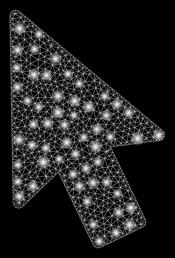 Vector Glossy Arrow Mouse Pointer. Stock Vector - Illustration of ...