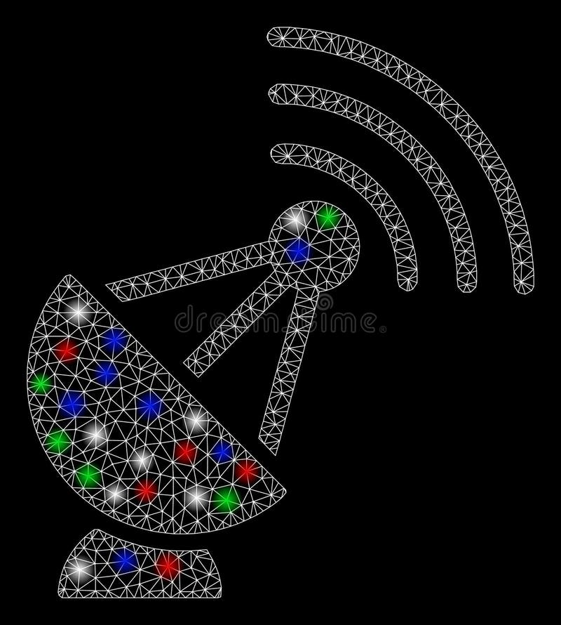Bright Mesh 2D Radio Transmitter with Flare Spots Stock Vector ... Bright Mesh 2D Radio Transmitter with Flare Spots Stock Vector ...